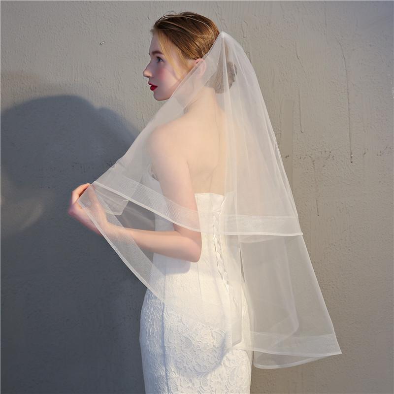 Voile Two Layer Veil - Your Wedding Veil Store